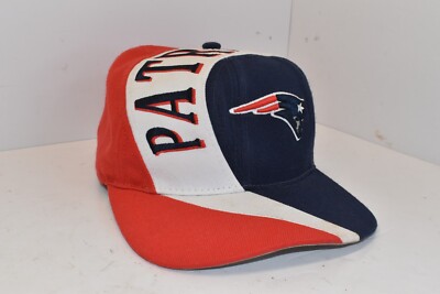 Vintage '47 New England Patriots Script Wrap Hat Snapback Blue Red ...