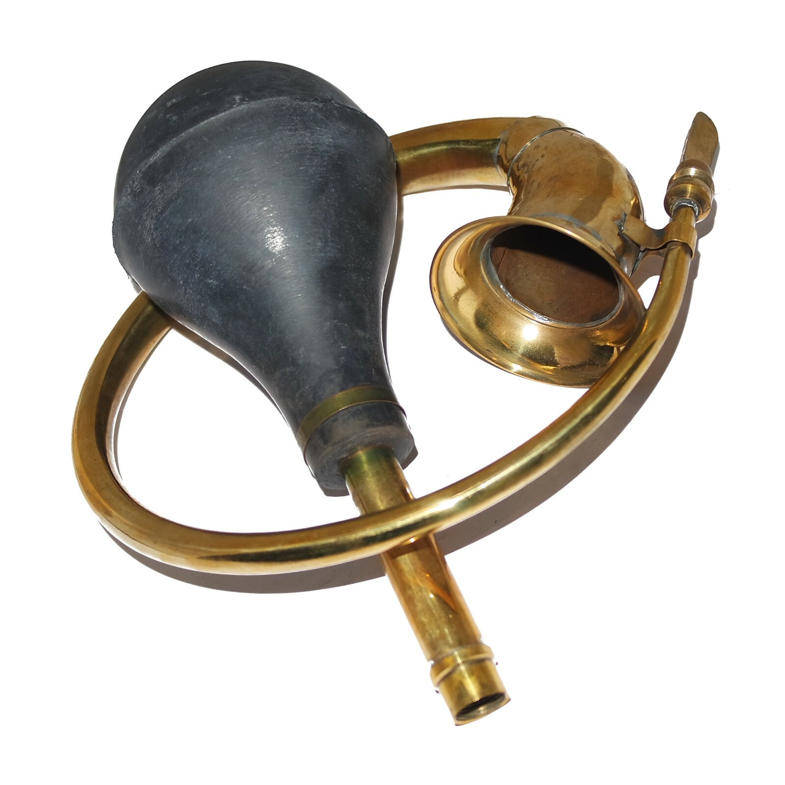 Vintage Antique Car Taxi Circular Horn Brass with Rubber Bulb vintage ...