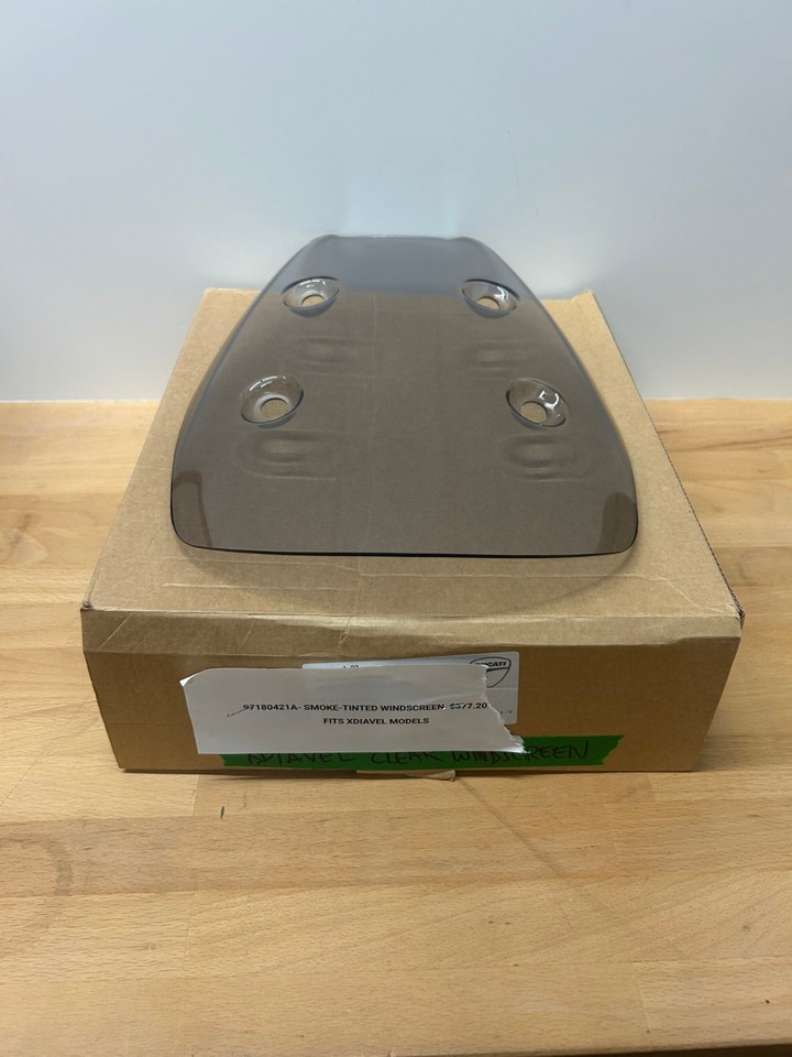 Genuine Ducati X-Diavel Windscreen Kit light smoke #97180421A New open ...