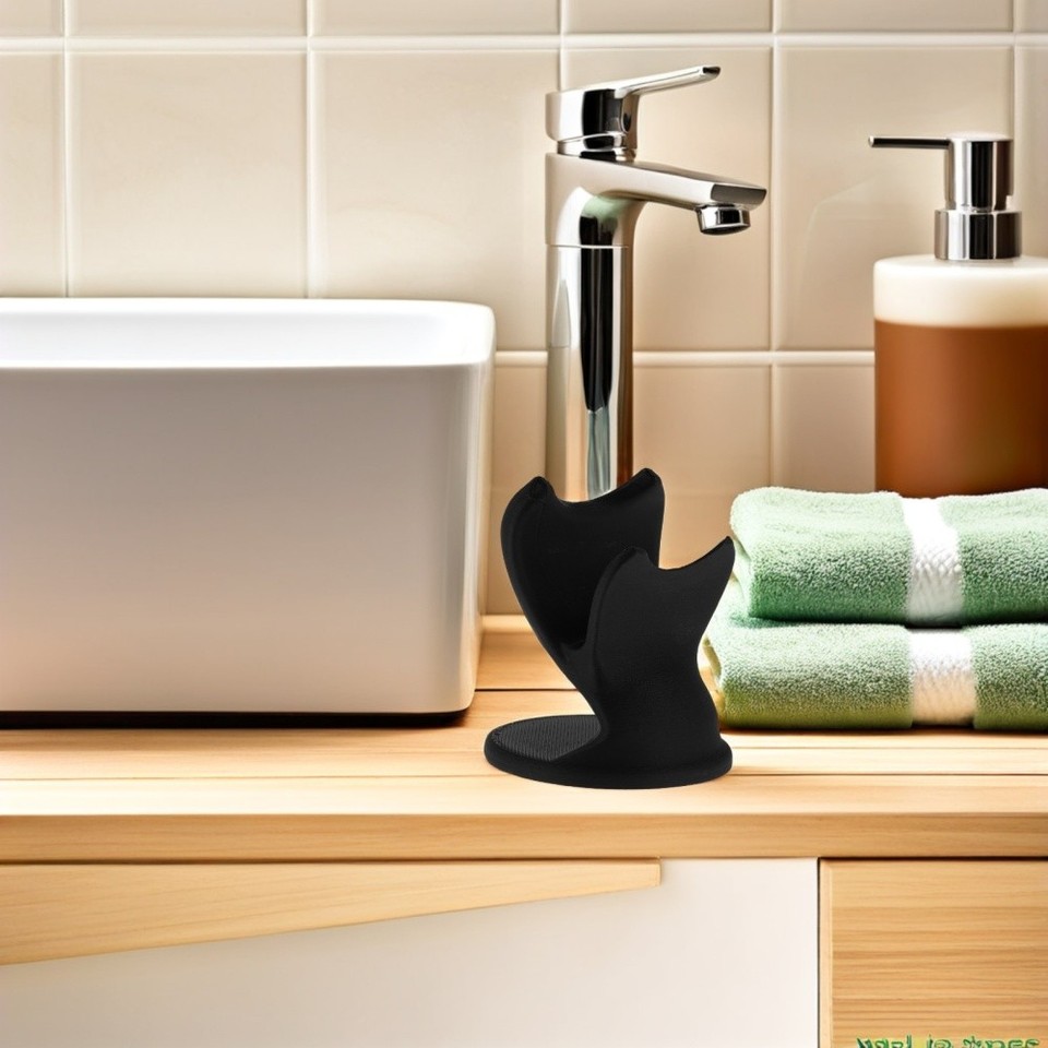 Bathroom Shaver Stand Freestanding Razor Manual Shaving Beard Rack | eBay