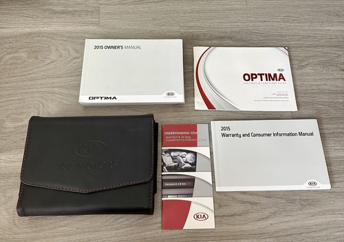 2015 KIA OPTIMA OWNER’S MANUAL SET WITH CASE G8 | eBay