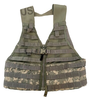 Army Surplus MOLLE II FLC Vest – USGI Load Bearing Carrier – ACU ...