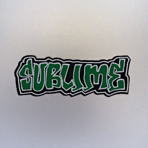 Sublime Patch - Iron On Badge Embroidered Motif - Ska Punk Music Band ...