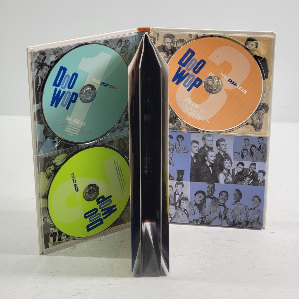 Doo Wop CD Box Set Vocal Group Greats 3 Discs Plus Bonus Disc 72 Songs ...