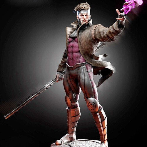 Gambit 1/6 35cm 3D Print Figure Model Kit Unpainted Unassembled Garage ...