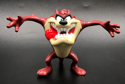 Looney Tunes TASMANIAN DEVIL (TAZ) Tyco 1994 pvc 2.5" Cake Topper ...