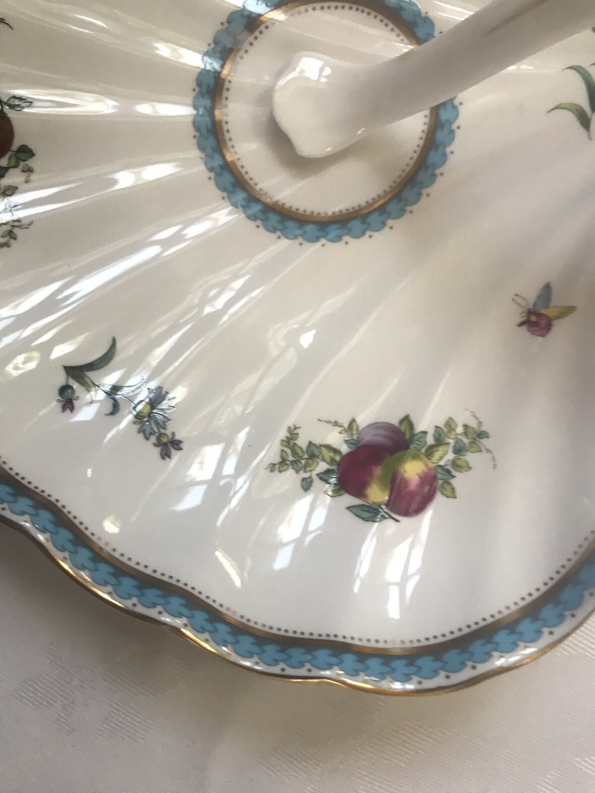 Spode TRAPNELL F 1427-L , Two ( 2 ) Handled Candy Dish, Made in England ...