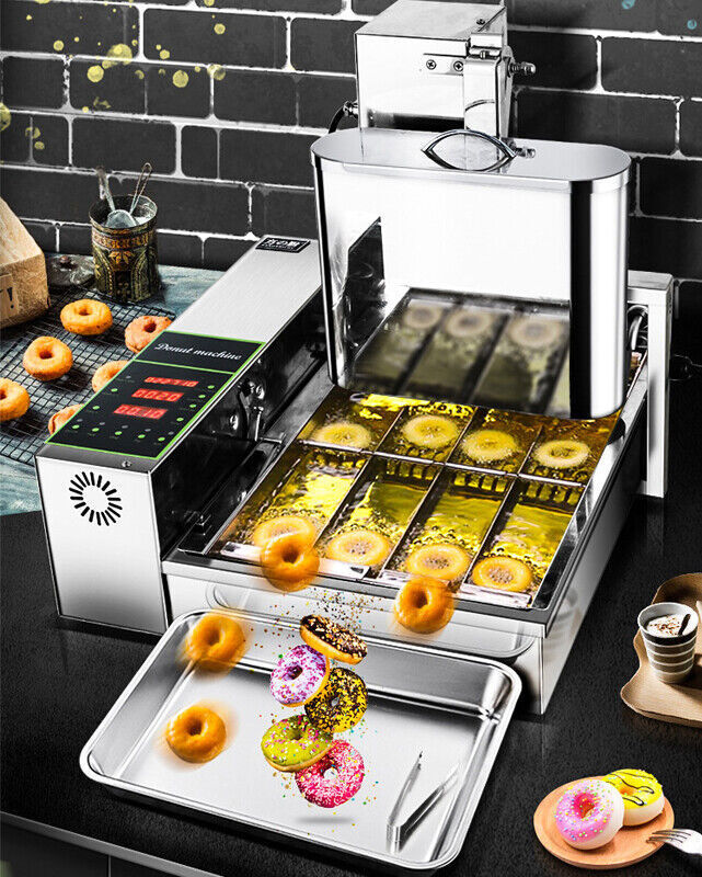Commercial Automatic Donut Machine Electric Doughnut Maker Donut Fryer ...