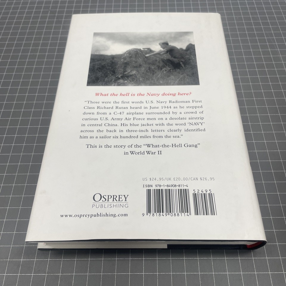 ORIGINAL Military War Hard Book WW2 Rice Paddy Navy US Sailor China ...