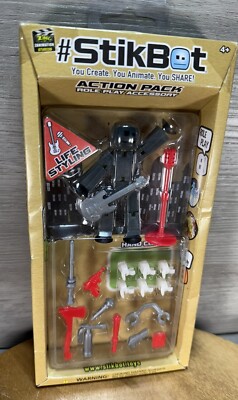 Stikbot Figure Action Pack Role Play Accessories Weapon Pack | eBay