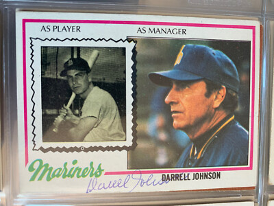 2 Darrell Johnson autographed 1978 Topps baseball cards | eBay