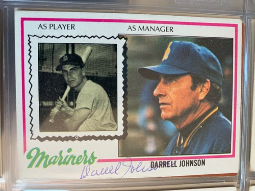 2 Darrell Johnson autographed 1978 Topps baseball cards | eBay