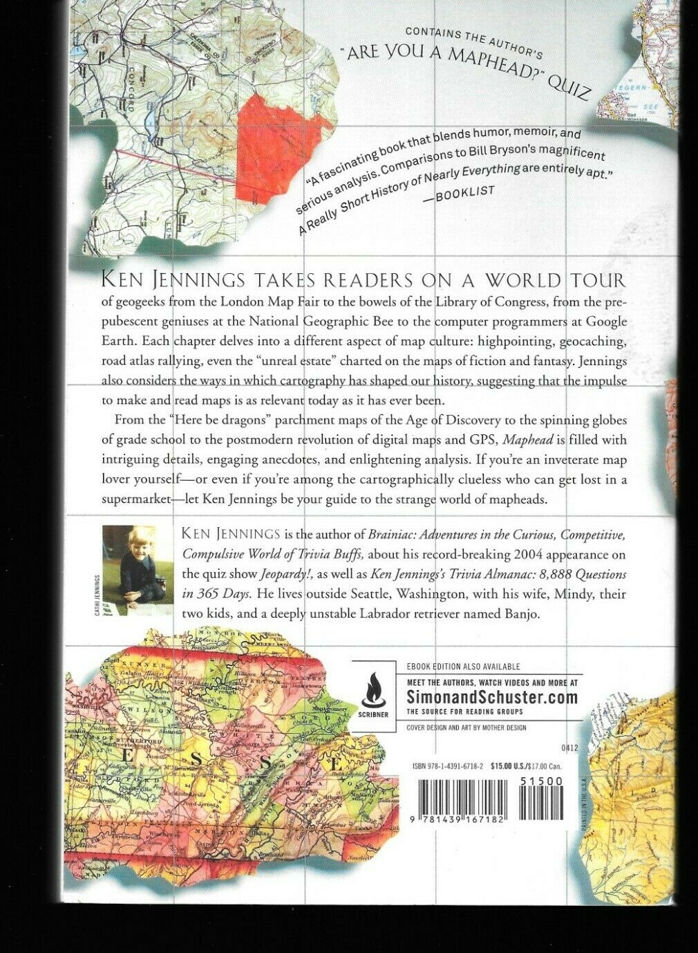 Maphead: Charting the Wide, Weird World of Geography Wonks [paperback ...