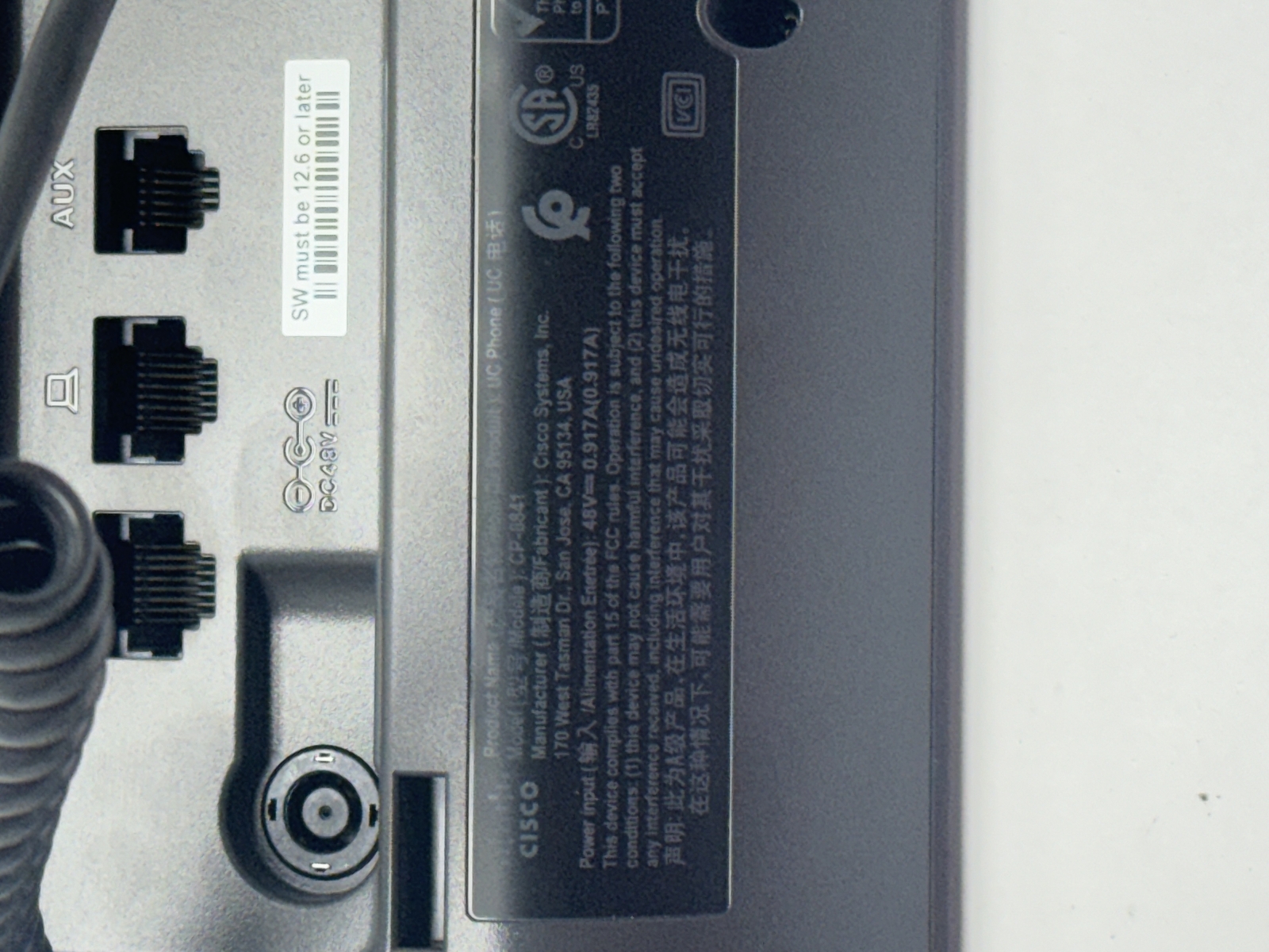 Cisco CP-8841 5 Lines Widescreen LCD VoIP Phone - Black | eBay