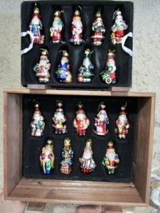 Thomas Pacconi Classics " 2002 Collection " 18 Ornaments In Wooden Box ...
