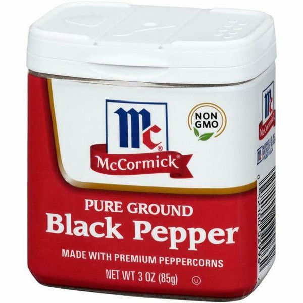 McCormick Pure Ground Black Pepper - 3oz. for sale online | eBay