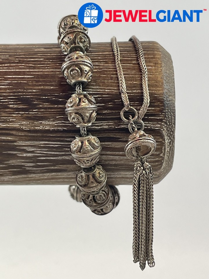 SIGNED STERLING SILVER ADJUSTABLE BRACELET LOCKING MECHANISM NEEDS ...