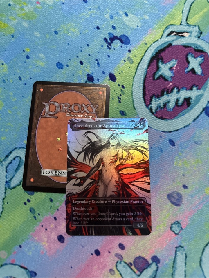 DIY Sheoldred, The Apocalypse Full Art Foil Mtg Play Test Card | eBay