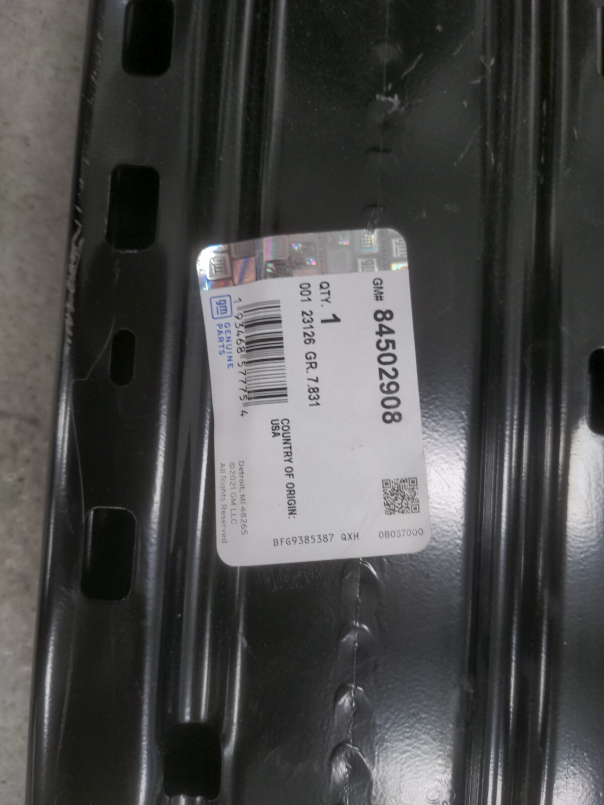 2022 Buick Enclave Front Bumper Impact Bar 84502908 | Genuine OEM ...