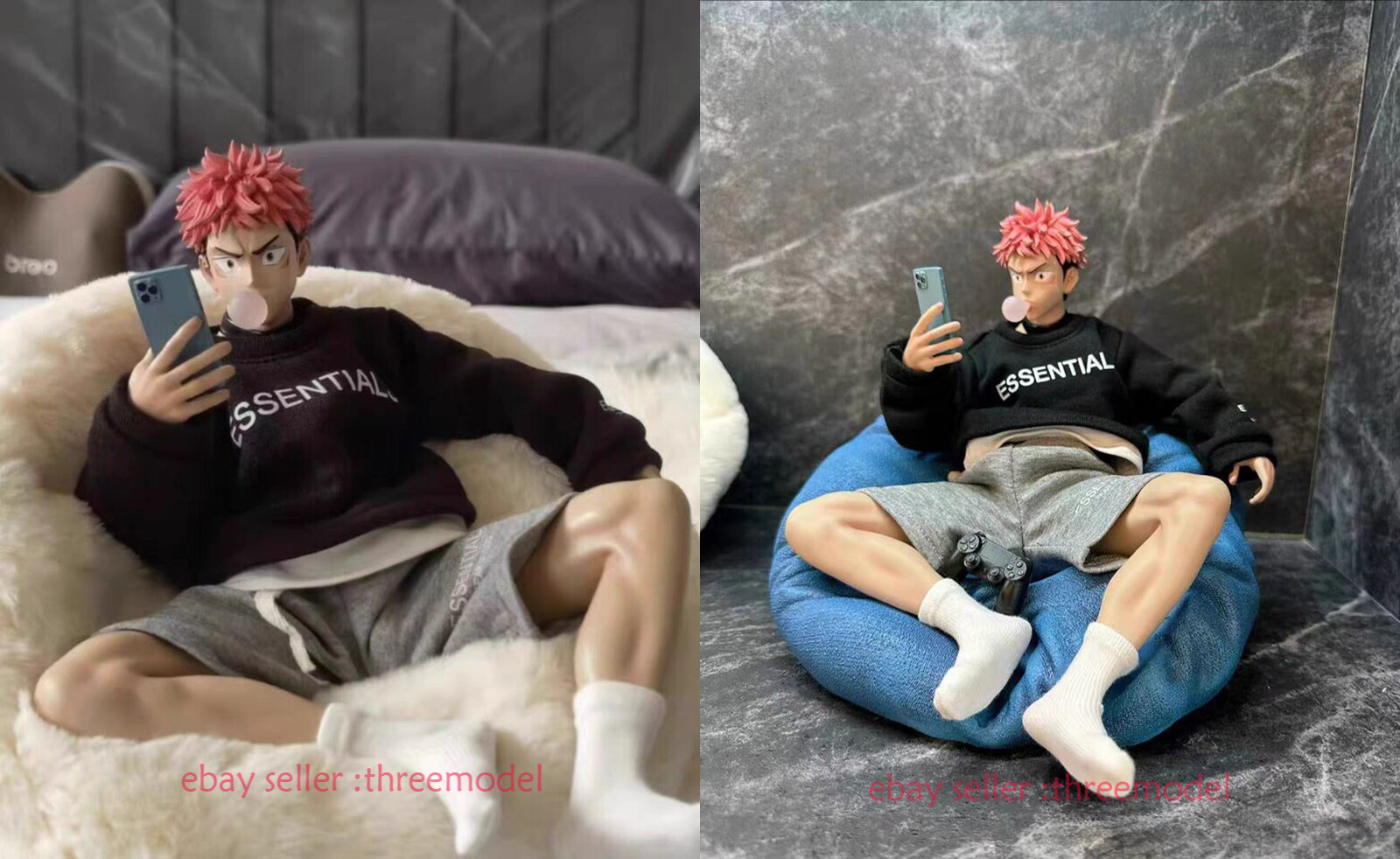 YGNN Studio 1/6 Jujutsu Kaisen Lazy Sofa Yuji Itadori Resin Model ...