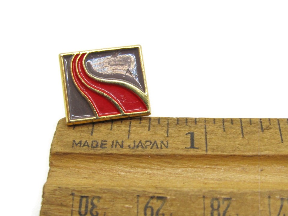 Red Road River Path Design Purple Background Pin | eBay