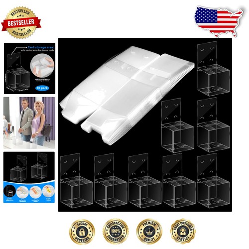 Lightweight Plastic Voting and Donation Box Set - 30 Pieces - 6x6x11.8 ...