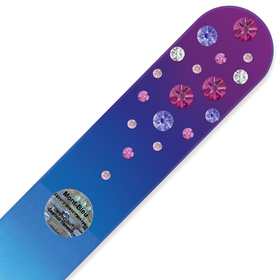 Colorful Crystal Glass Nail Files 195mm Birthday Gifts for Women Girl ...