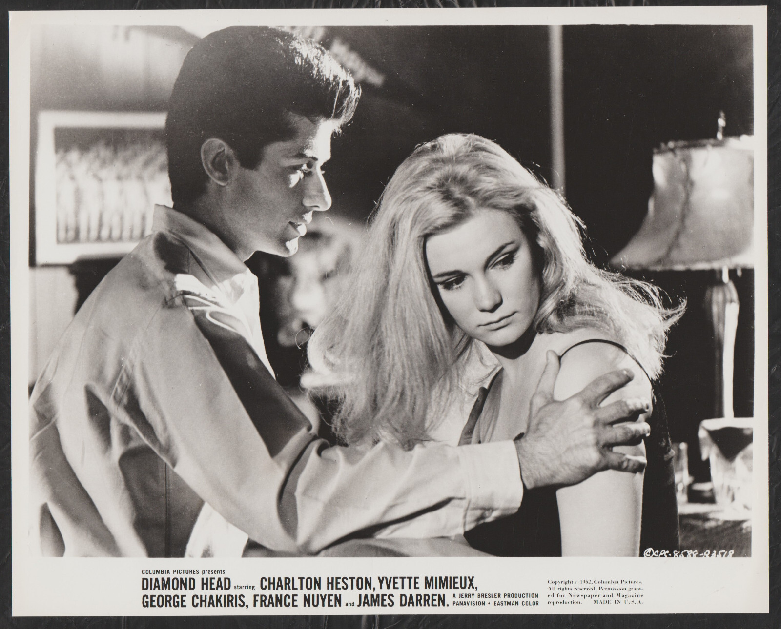 GEORGE CHAKIRIS YVETTE MIMIEUX in Diamond Head '62 BLONDE | eBay