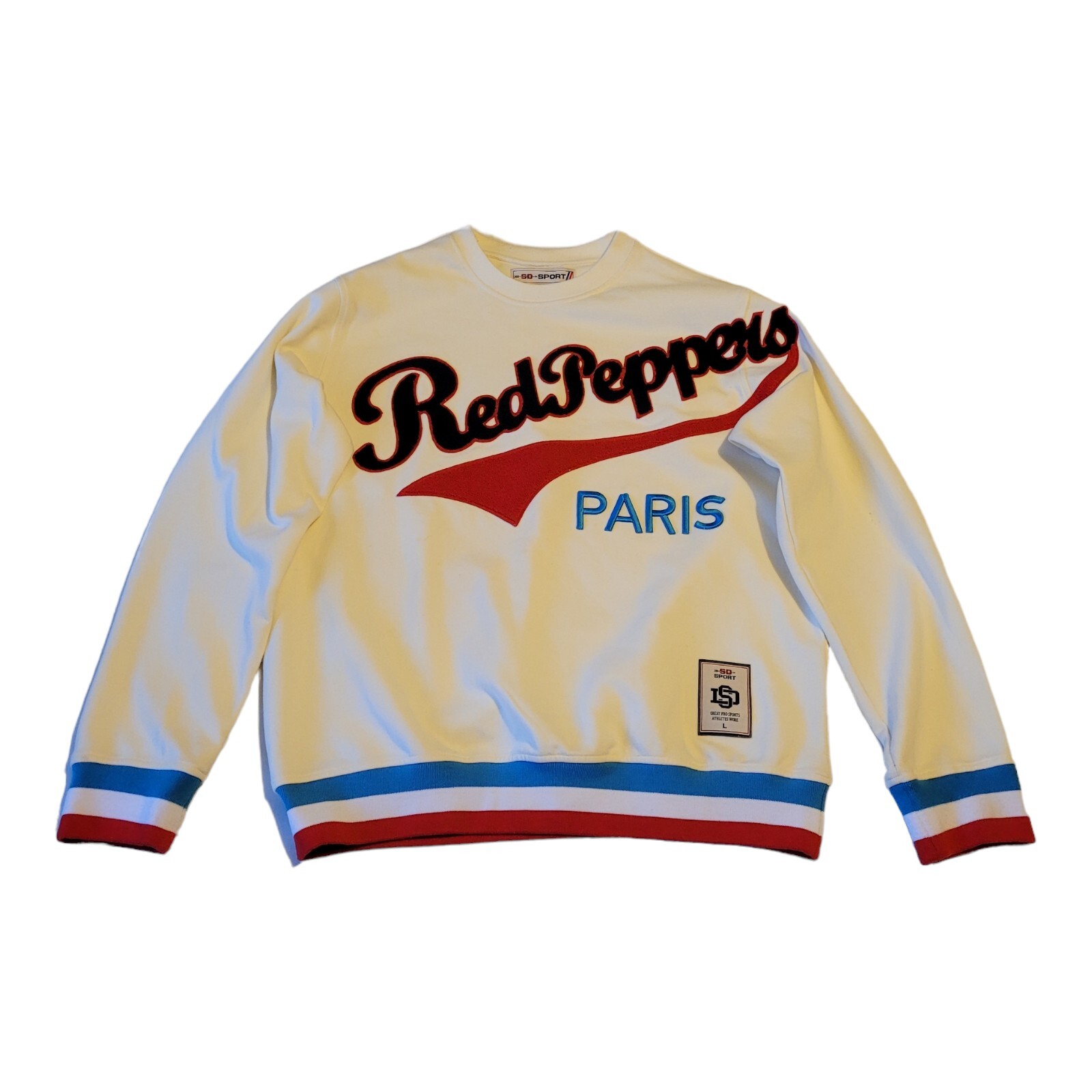 Red Peppers Paris Texas Sweater Large SD Sports Minor League Basketball ...