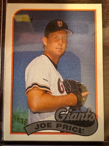 Joe Price - 1989 Topps #217 - San Francisco Giants Baseball Card | eBay