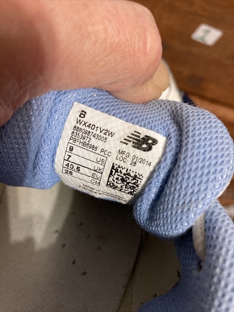 Size 9 - New Balance 401 White for sale online | eBay