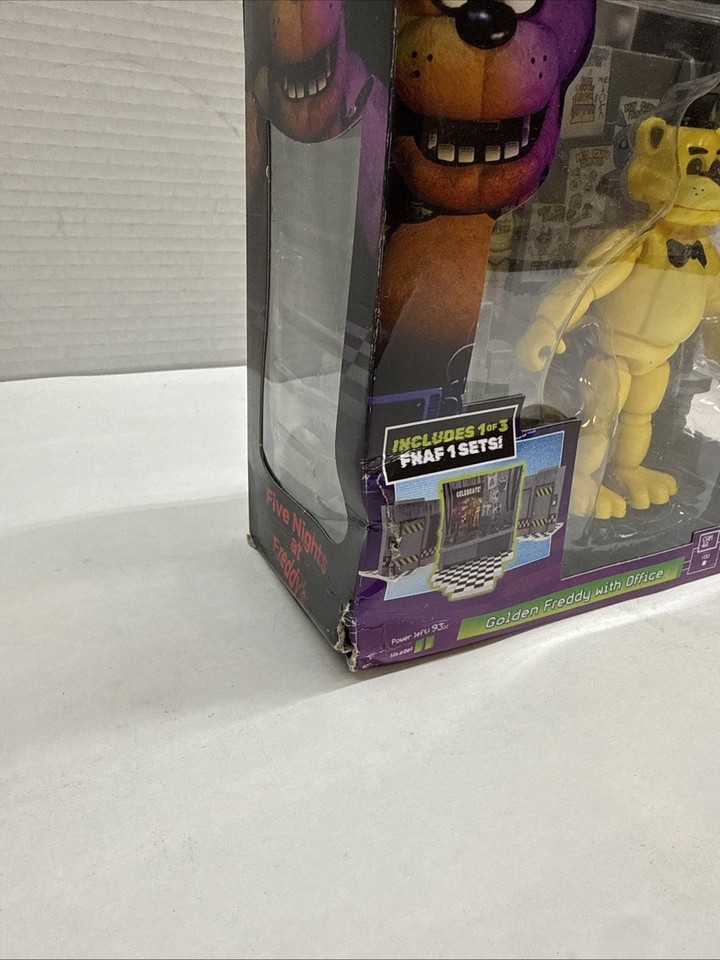 2026 Jazwares Five Nights at Freddy's Golden Freddy Office Set 5 ...
