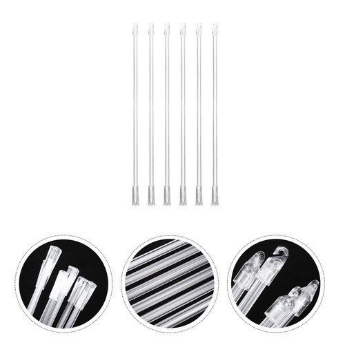 6 Sets Blind Rod Replacement Vertical Rods Blinds Slats Stick New | eBay