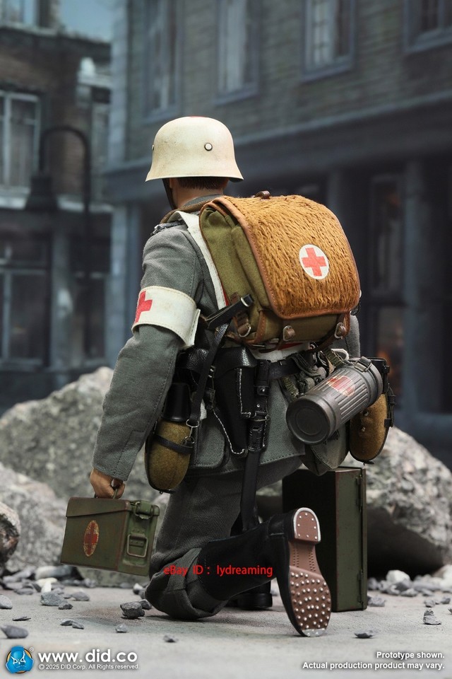 DID D80183 WWII German Army Medic Cadet Gregor 1/6 Scale Action Figure ...