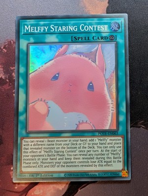 Yugioh Melffy Staring Contest POTE-EN063 Super Rare 1st Edition | eBay