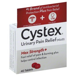 CYSTEX PLUS URINARY PAIN RELIEF AND BURNING PLUS HELPS INFECTION 40 ...