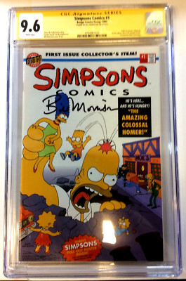 Simpsons Comics #1 CGC SS 9.6 signed by Bill Morrison #4194961010 mint ...