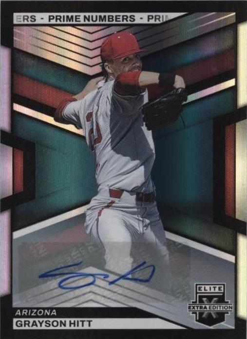 2023 Panini Elite Extra Edition - Grayson Hitt #133 Prime Numbers a ...