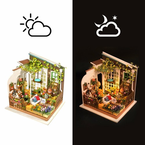 Hands Craft DIY 3D Dollhouse wooden puzzle Kit Miniature Miller's ...