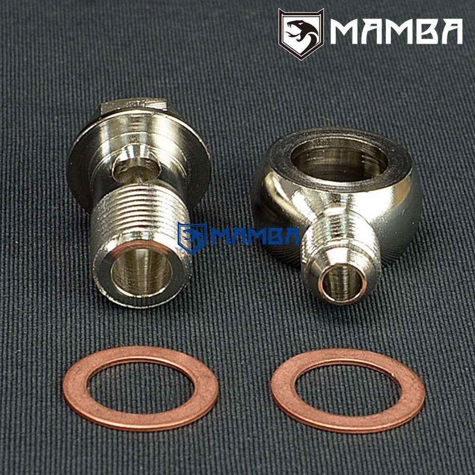 Turbo Banjo Bolt 6AN toM18x1.5 Garrett T4 T04B T04E T04R GT4088R ...