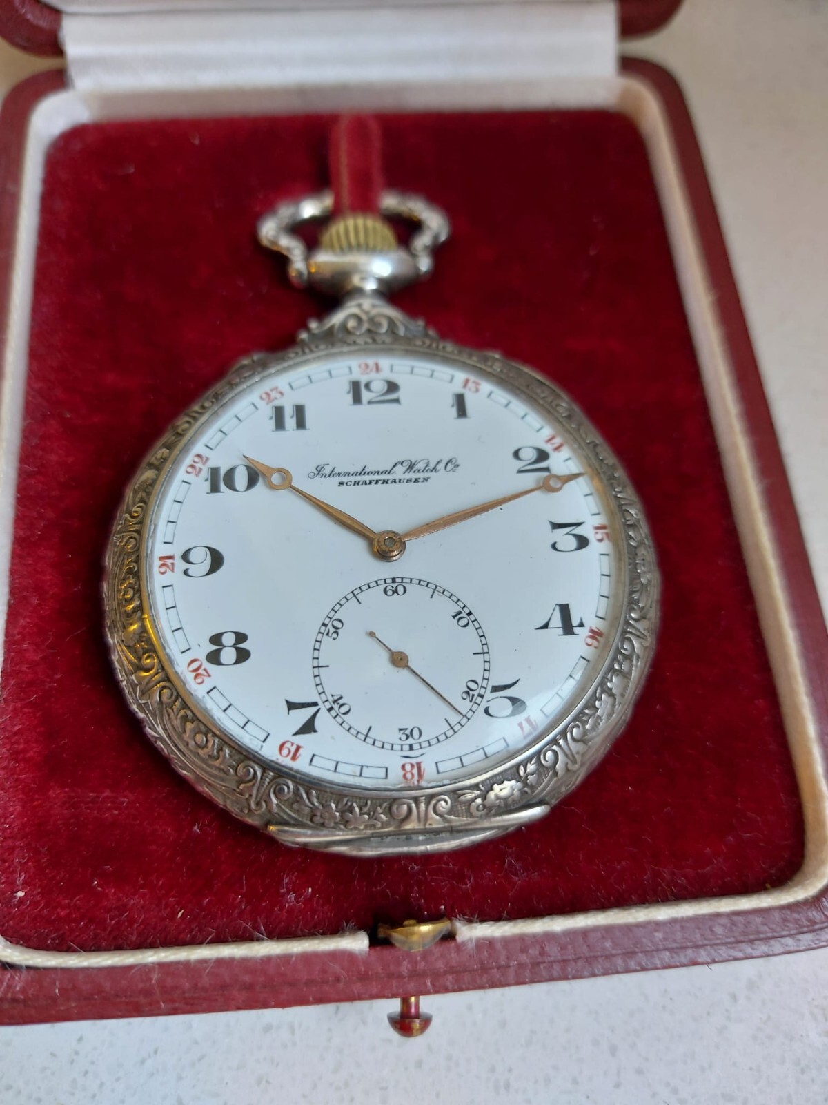 IWC Pocket Watch International watch Company Schaffhausen **RARE ...