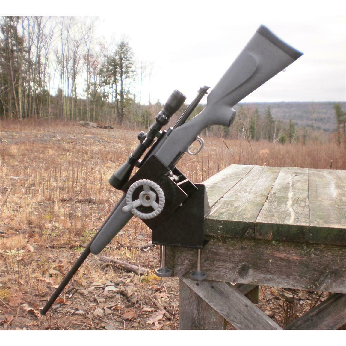 Rifle Shooting Rest Armorers Vise Durable Heavy Duty Steel Frame Powder ...