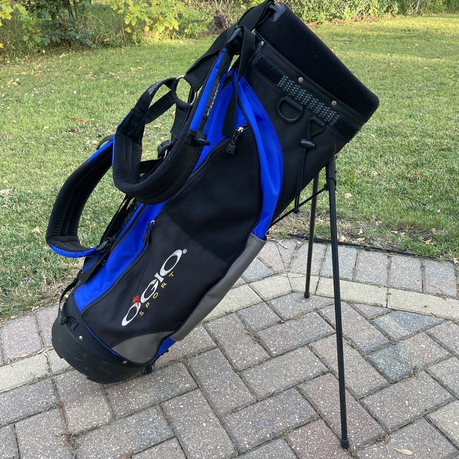 Ogio Sport Golf Bag 4 Way Pockets Stand Padded Shoulder Strap Carry ...