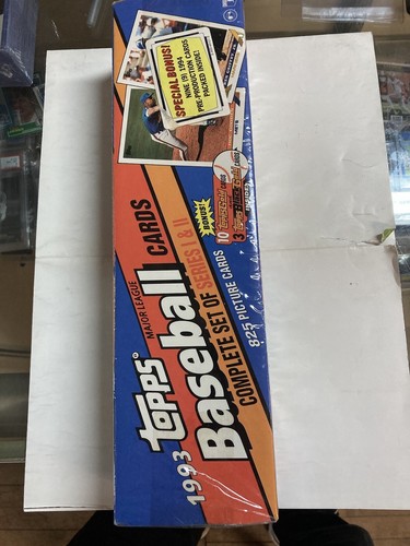 1993 Topps baseball complete set factory sealed 9 1994 Pre 10 Gold 3 ...