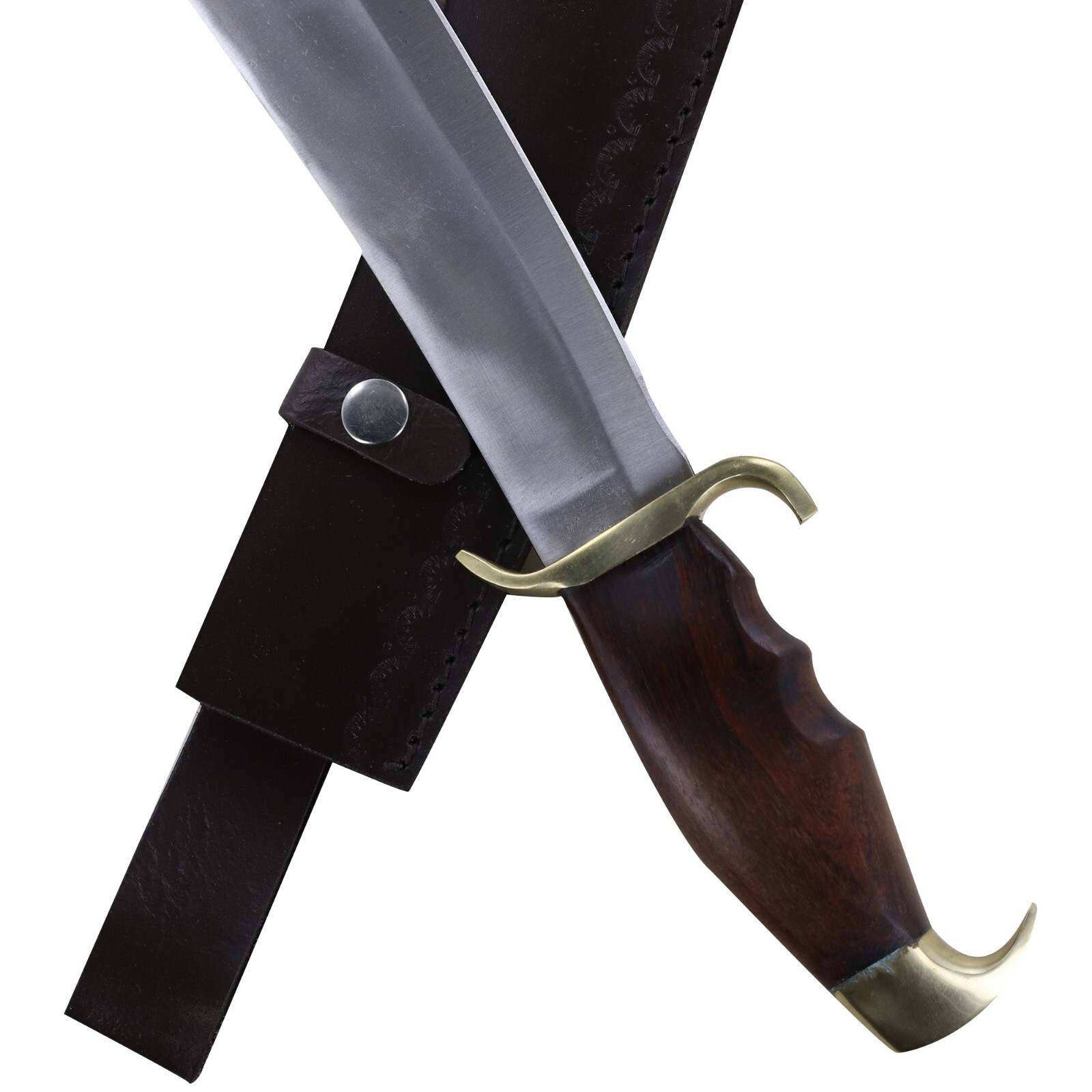Persian Warrior Arabian Short Scimitar Sword With Leather Sheath | eBay