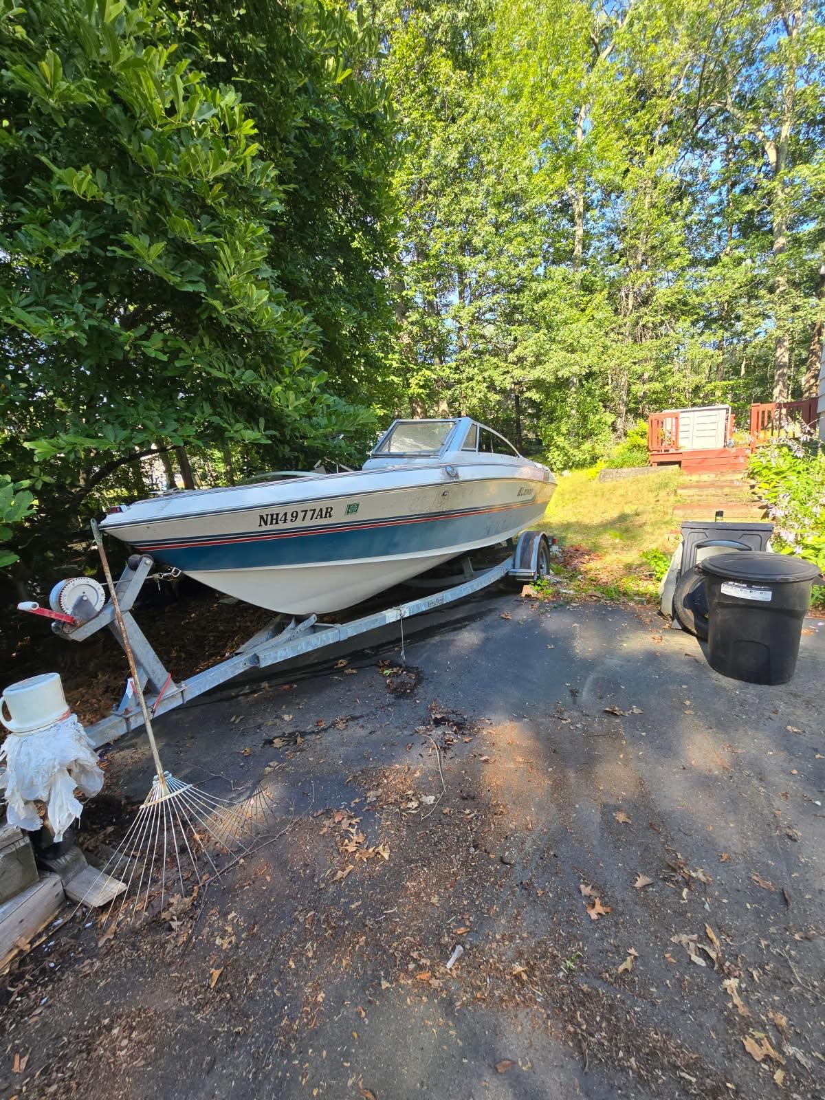 1989 Larson 17' Boat w/ Bill of Sale & Trailer | eBay