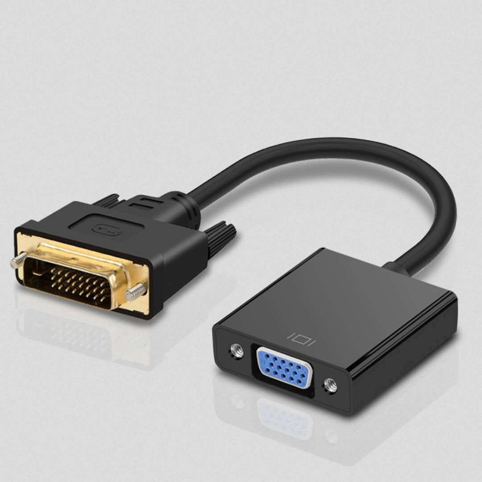 1080 P Dual Monitor Adapter DVI Male VGA Female Converter Cable for ...