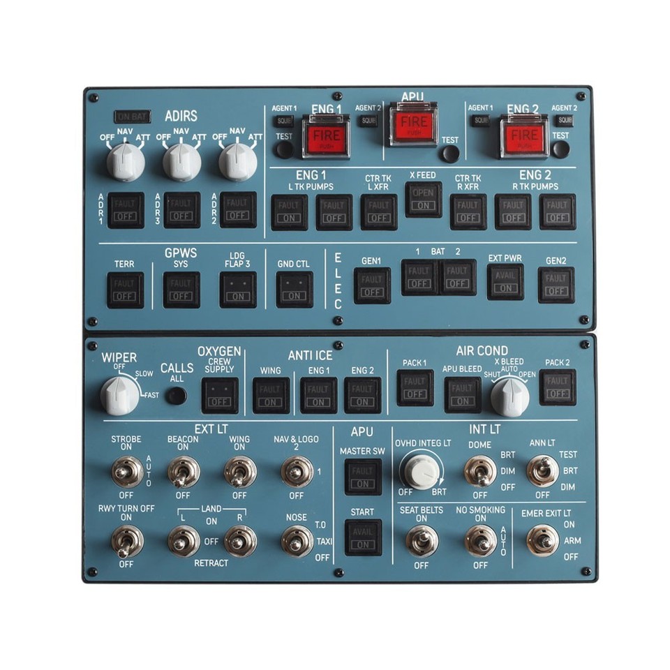 QMOVH-A Airbus Flight Sim Panel Set for MSFS2020 2024 X-Plane 11 12 ...