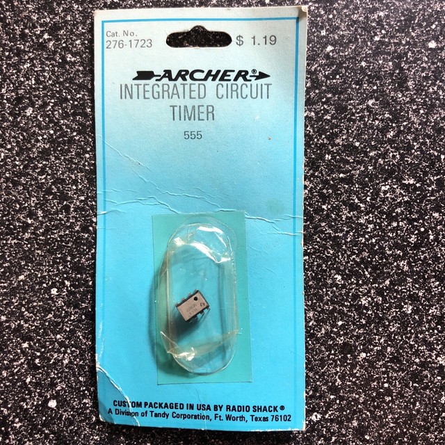 Vintage Archer 555 Integrated Circuit Timer 8 Pin Cat # 276-1723 NOS ...