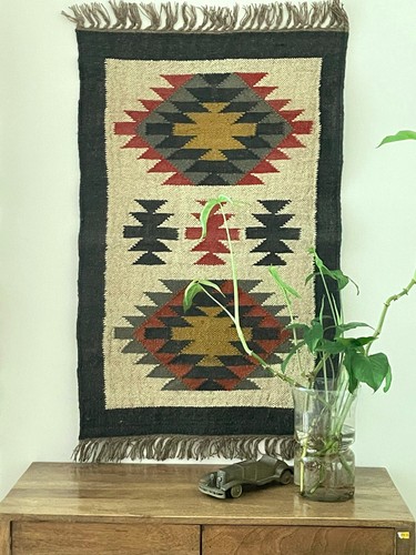 Vintage Art Wall Decor Aztec Southwestern Tapestry Wall Hanging Rug 2x3 ...
